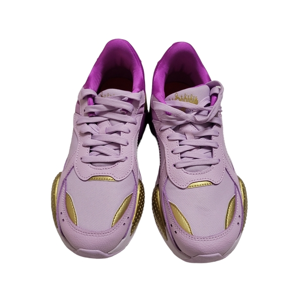 Puma | Shoes | Puma Rsx Womens Purple Gold Pink Rsx Size 85 New | Poshmark